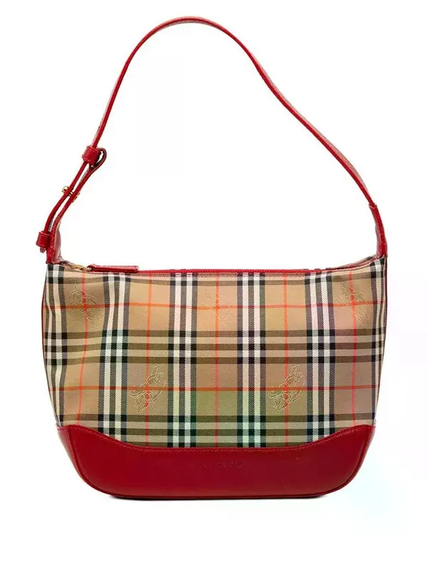 Burberry 2000-2026 Haymarket Check Canvas Shoulder Bag