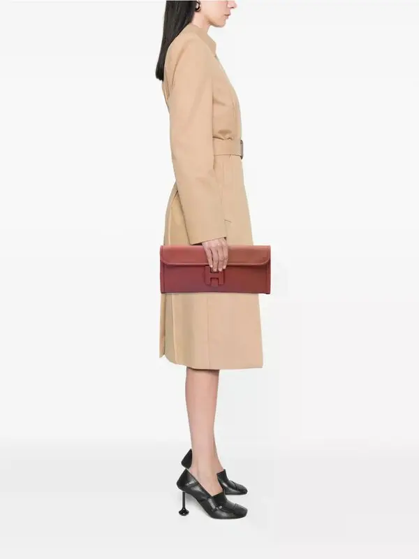 Hermès 2008 Epsom Jige Elan 35 Clutch Bag