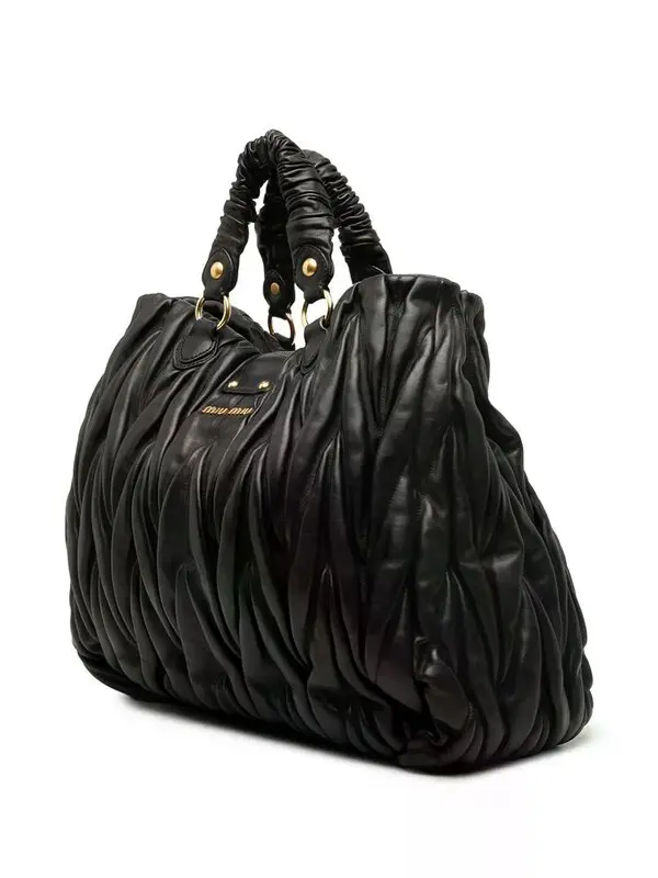 Miu Miu 2010-2026 Matelasse Nappa Coffer Satchel