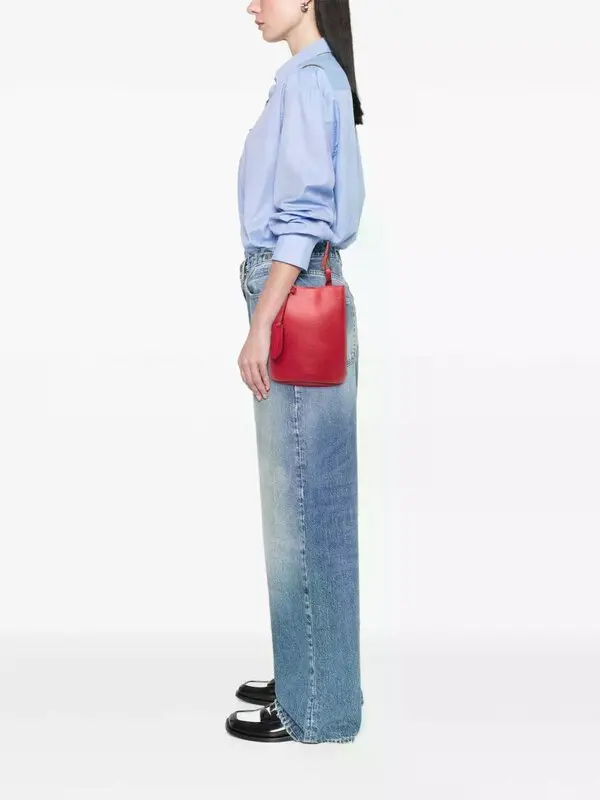 Burberry 2000-2017 Grained Calfskin Lorne Bucket Bag