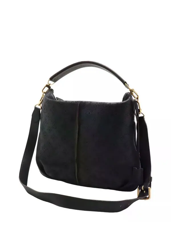 LOUIS VUITTON Monogram Mahina Selene Mm Satchel