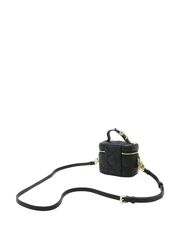 Dior 2010-2026 Micro Lambskin Cannage Lady Case Vanity Bag