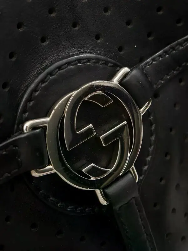 Gucci 2010s Interlocking G Perforated Handbag