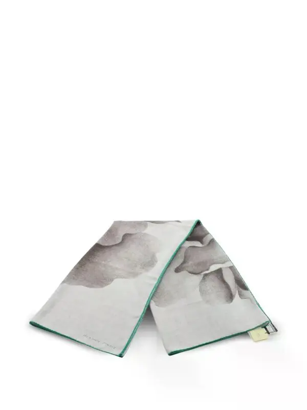 Hermès Une Rose Pour Alma' Scarf - Grey
