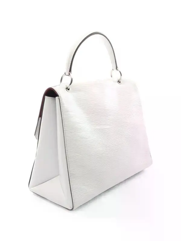 LOUIS VUITTON 2019 Epi Grenelle Mm Handbag - White