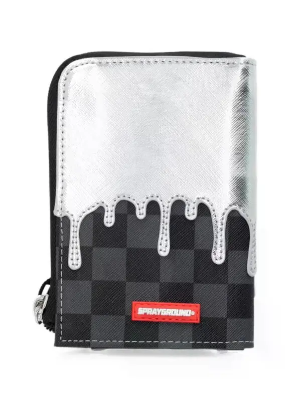 SPRAYGROUND Shark Check-pattern Wallet