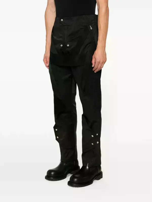 Rick Owens Mega Strapped Moto Pants With Zip Details