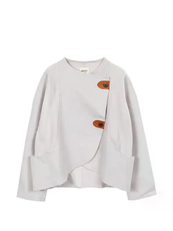 Hermès 2010s Asymmetric Cashmere Jacket