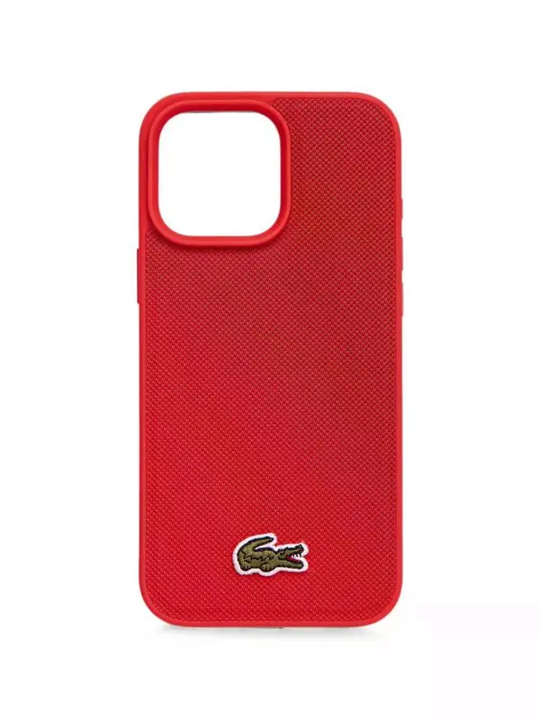 Lacoste Logo-patch Iphone 16 Pro Max Case - Red
