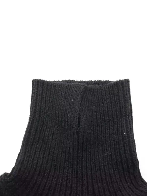 Prada Wool Roll Neck Sweater With Triangle Patch