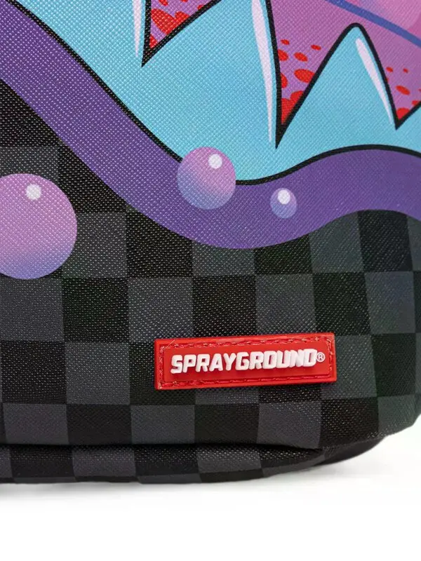 SPRAYGROUND Check-pattern Shark-mouth Backpack