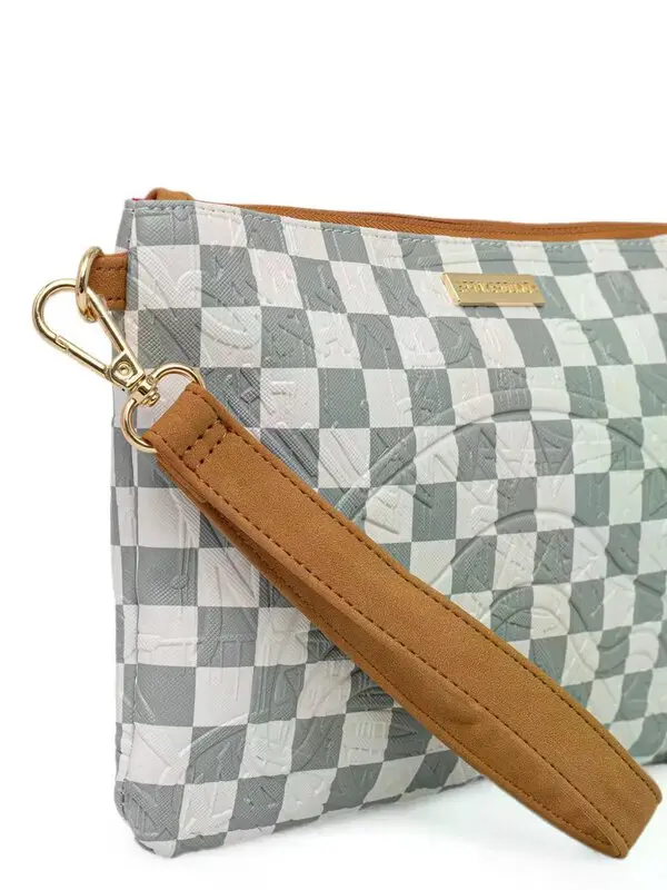 SPRAYGROUND Check-pattern Embossed Shoulder Bag