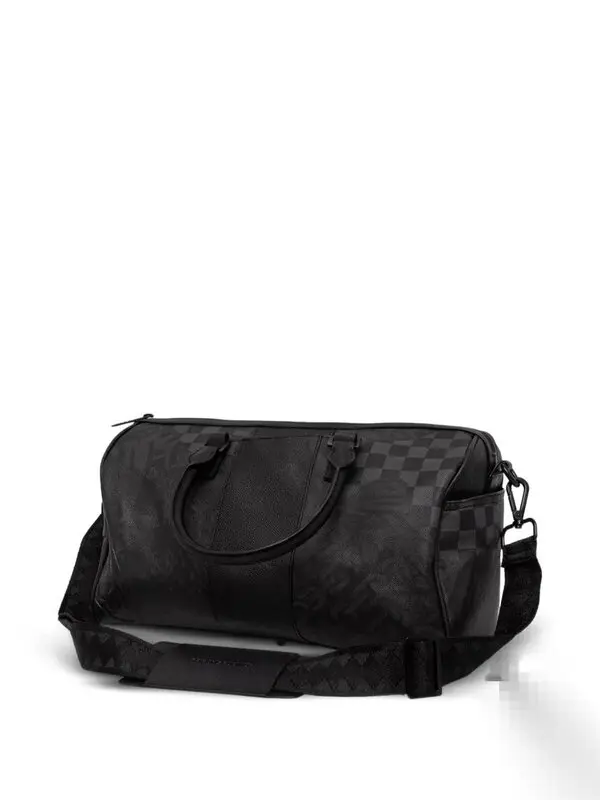 SPRAYGROUND Check Pattern Logo Patch Holdall