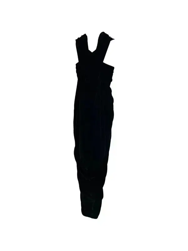 Rick Owens Velvet Maxi Dress - Black