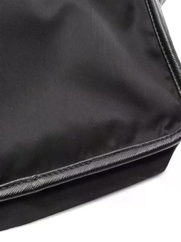 Prada Re-nylon Tessuto Saffiano Messenger Bag - Black
