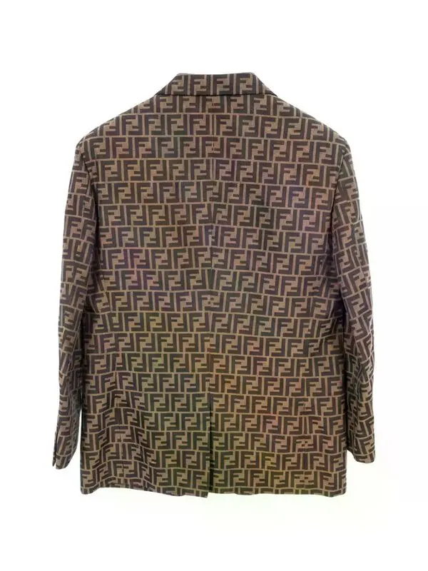 Fendi 2010s Zucca Tailored Jacket