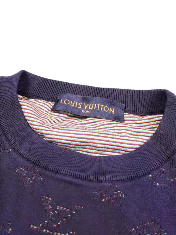 LOUIS VUITTON 2000s Monogram Knit Sweater
