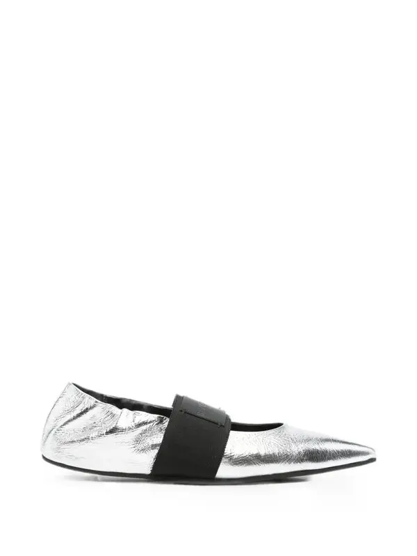 Givenchy Crush Logo-patch Ballet Flats