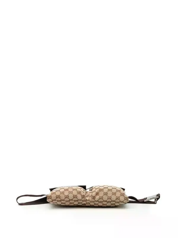 Gucci 2000-2015 Gg Canvas Double Pocket Belt Bag