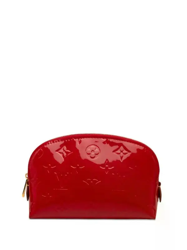 LOUIS VUITTON 2018 Monogram Vernis Cosmetic Pouch - Red