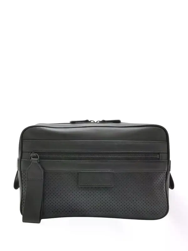 Bottega Veneta 2012-2026 Perforated Calfskin Leggero Belt Bag - Black