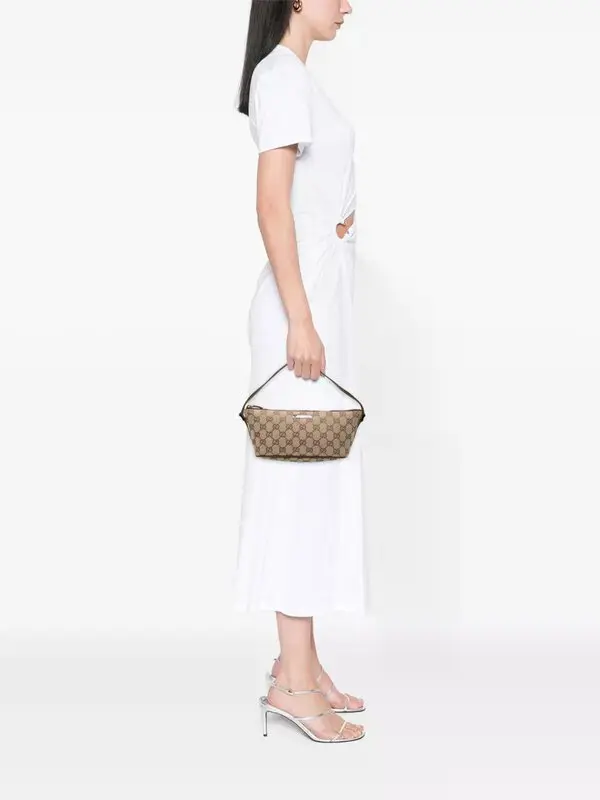 Gucci 2000-2015 Gg Canvas Boat Shoulder Bag