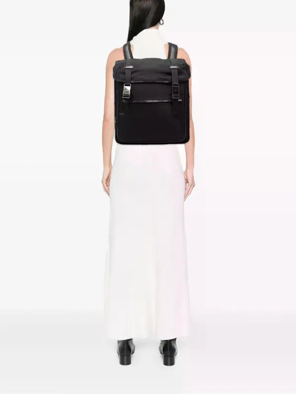 Gucci 2000-2015 Nylon Double Buckle Backpack