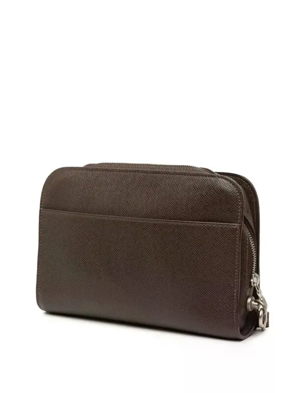 LOUIS VUITTON 2006 Taiga Pochette Baikal Clutch Bag
