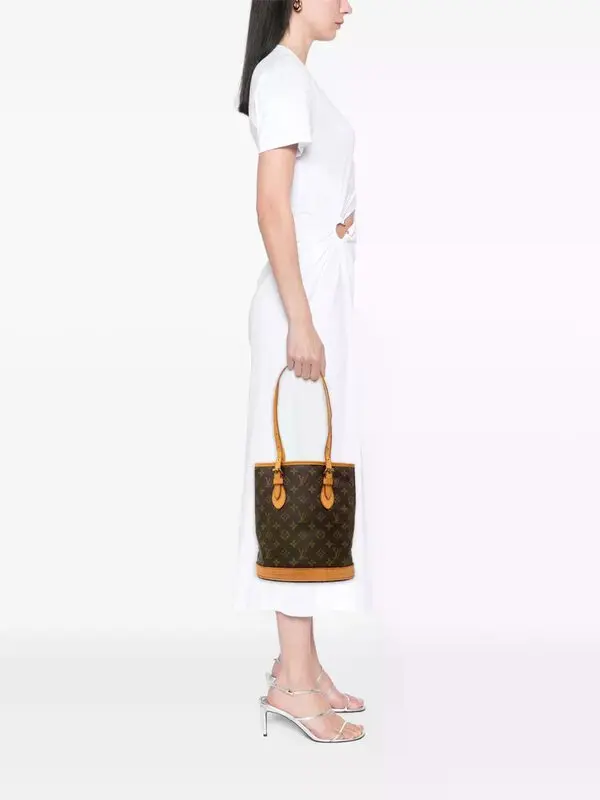 LOUIS VUITTON Monogram Petit Bucket Bag