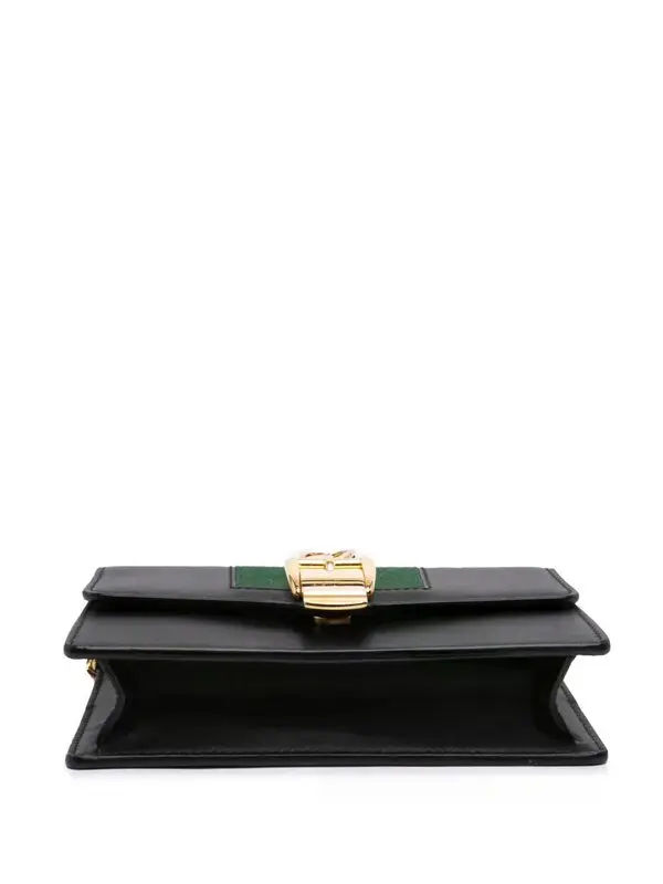 Gucci 2000-2015 Super Mini Calfskin Web Sylvie Chain Crossbody Bag