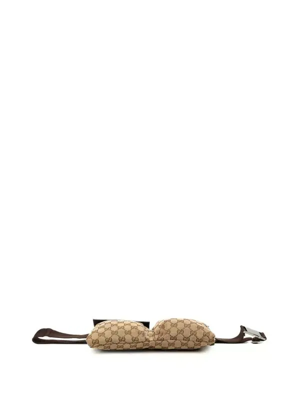 Gucci 2000-2015 Gg Canvas Double Pocket Belt Bag
