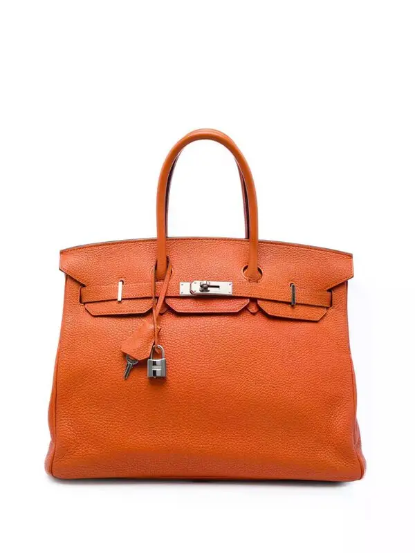 Hermès 2000-2014 Togo Birkin Retourne 35 Handbag