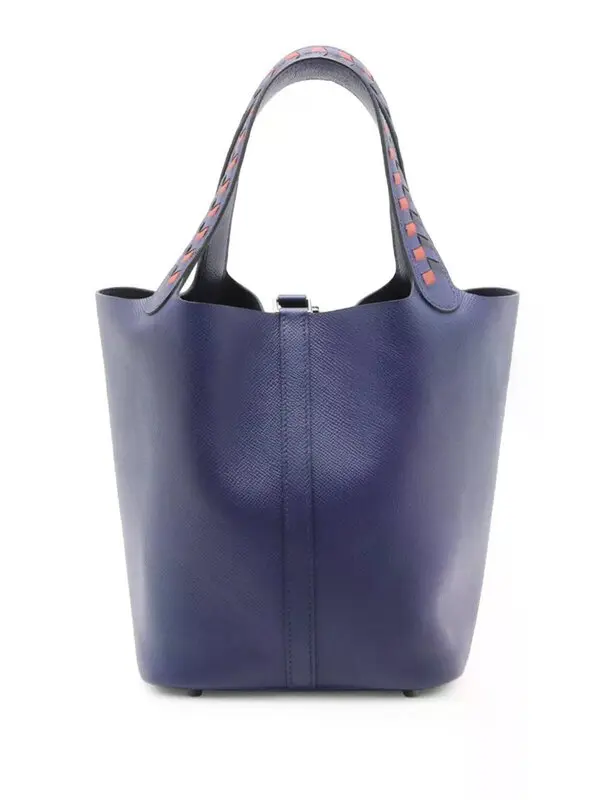 Hermès 2019 Epsom Tressage Picotin Lock 22 Handbag