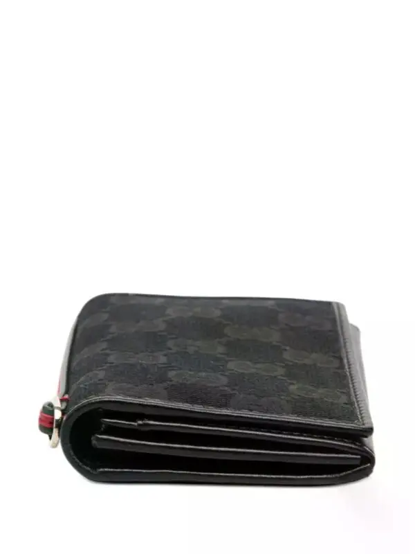 Gucci 2000-2015 Gg Canvas Web Bifold Card Holder