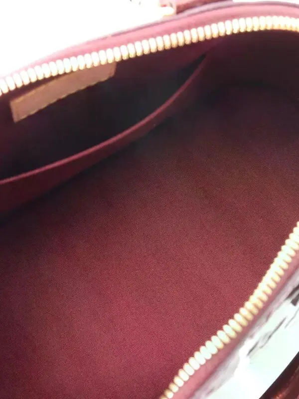 LOUIS VUITTON 2010 Monogram Vernis Alma Bb Satchel