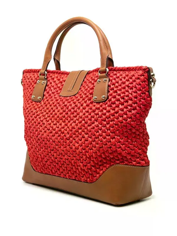 Gucci 2000-2015 Wicker Santa Monica Tote Satchel