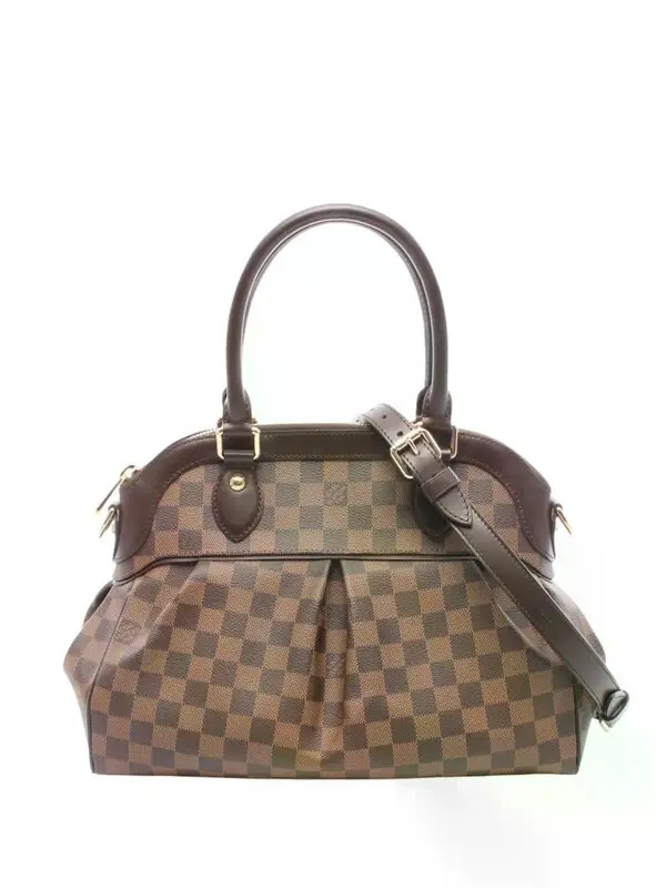 LOUIS VUITTON 2007 Damier Ebene Trevi Pm Satchel