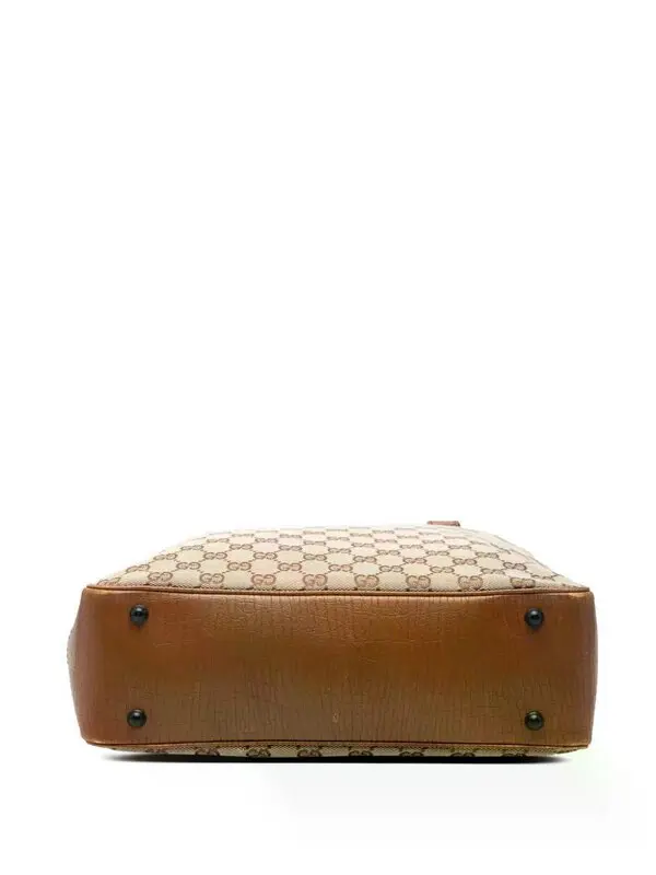 Gucci 2000-2015 Gg Canvas Bamboo Tote Bag