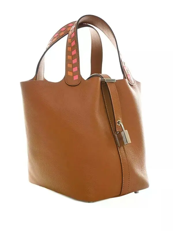 Hermès 2018 Epsom Tressage Picotin Lock 18 Handbag