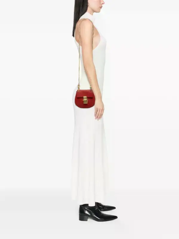 Chloé 2016 Nano Grained Lambskin Drew Crossbody Bag