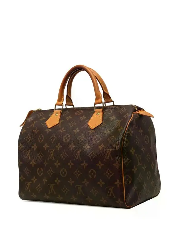 LOUIS VUITTON 2001 Monogram Speedy 30 Boston Bag