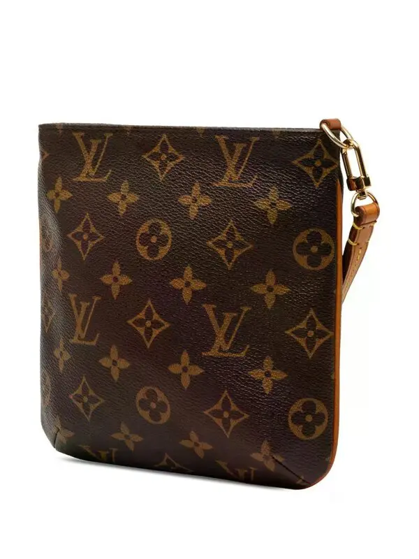 LOUIS VUITTON 2003 Monogram Partition Clutch Bag