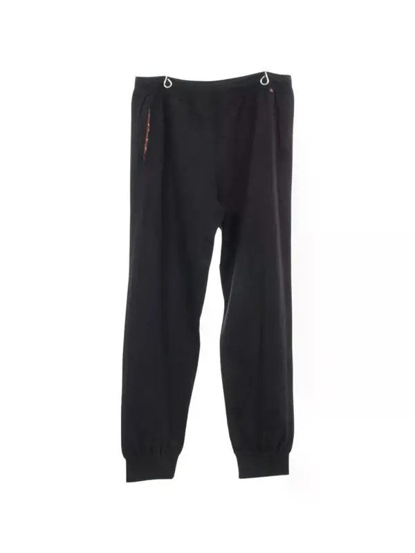 LOUIS VUITTON Cashmere Blend Track Pants - Black