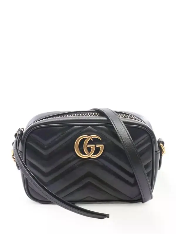 Gucci 2010s Mini Marmont Quilted Cross Body Bag