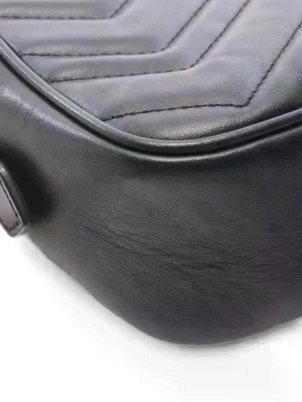 Gucci 2010s Mini Marmont Quilted Cross Body Bag