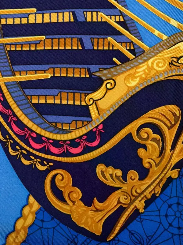 Hermès 2000-2026 Les Bissone De Venise Silk Scarf 90 Scarves