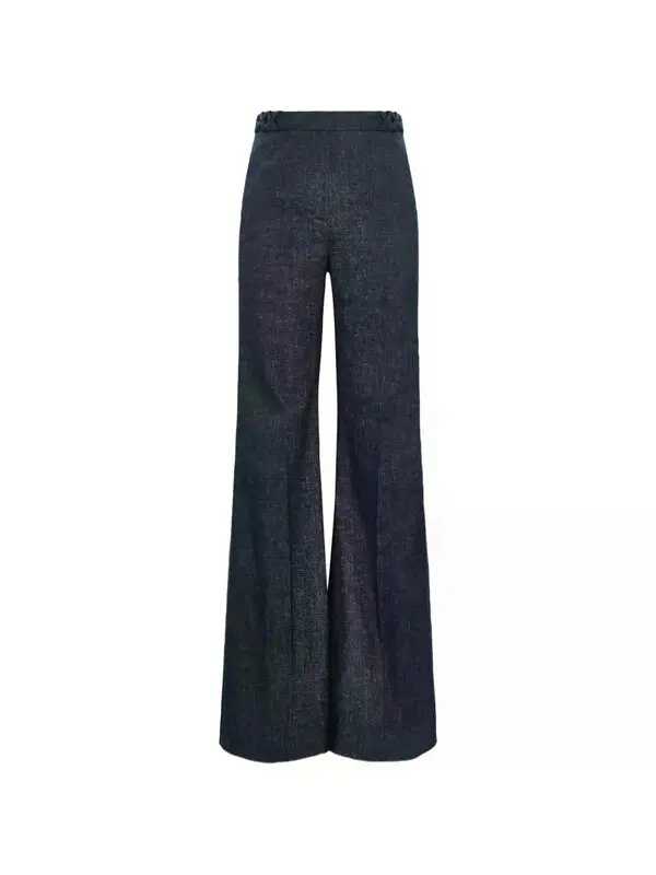 Dorothee Schumacher Braided Waistband Wide-leg Jeans - Blue
