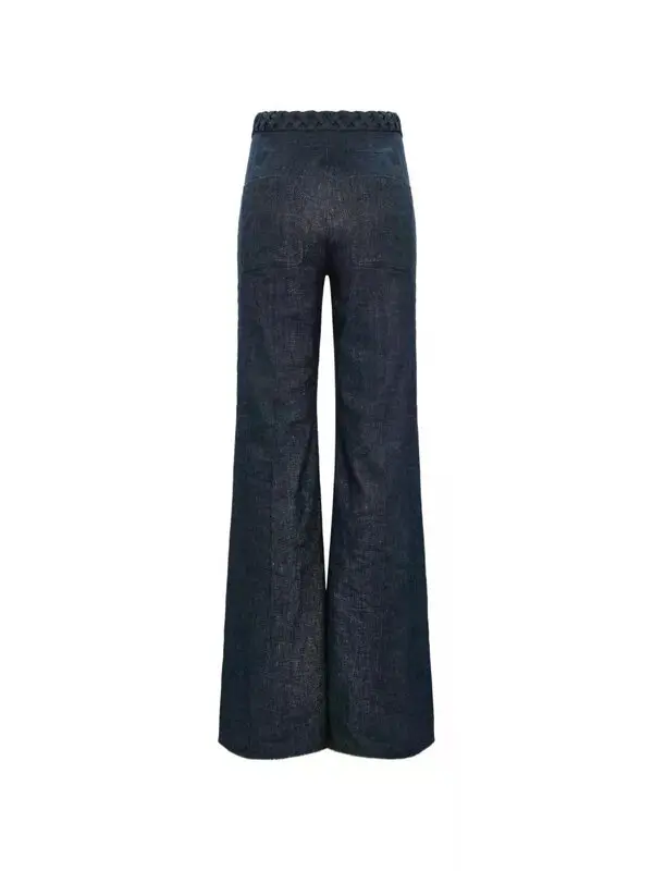 Dorothee Schumacher Braided Waistband Wide-leg Jeans