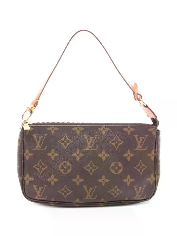 LOUIS VUITTON Monogram Pochette Accessoires Tote Bag - Brown