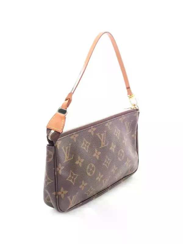 LOUIS VUITTON Monogram Pochette Accessoires Tote Bag - Brown